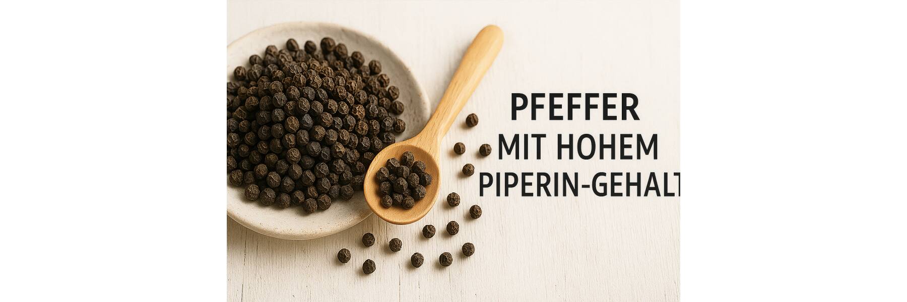 Pfeffer mit hohem Piperin-Gehalt – Intensiv und gesund
